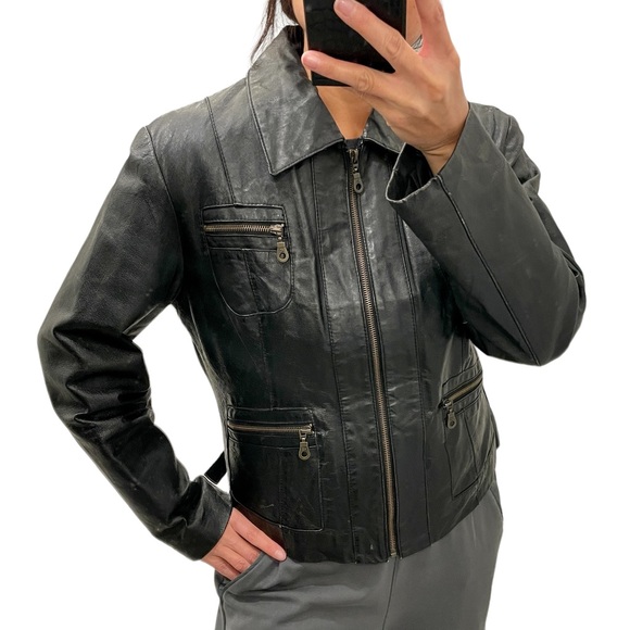 Jackets & Coats | Zlc Collections Black Leather Jacket | Poshmark